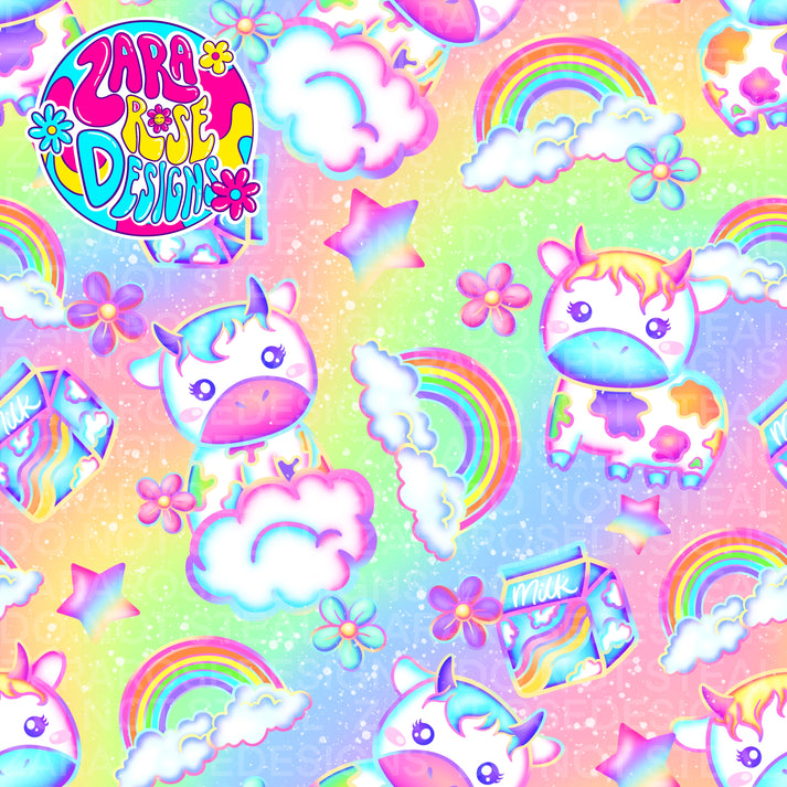 Rainbow Cows – ZaraRoseDesigns