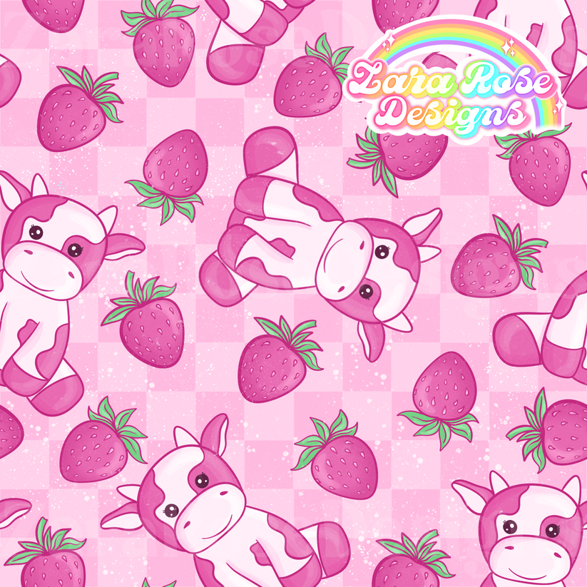 Strawberry Cows – ZaraRoseDesigns